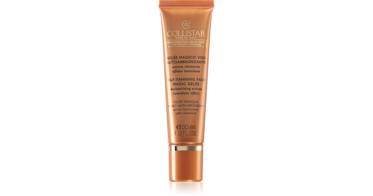 Collistar Tan Without Sunshine Self-Tanning Face Magic Gelée Self Tan ...