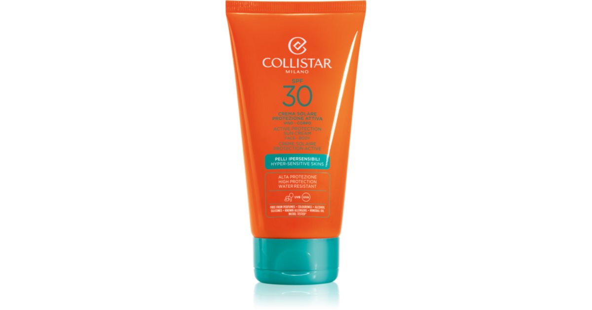 Collistar Special Perfect Tan Active Protection Sun Cream crema ...