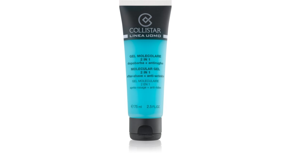 Collistar Molecular Gel 2 in 1 After Shave Gel + Moisturiser with Anti ...