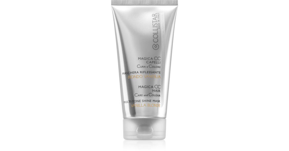 Collistar Magica CC nourishing toning mask for very light blonde ...