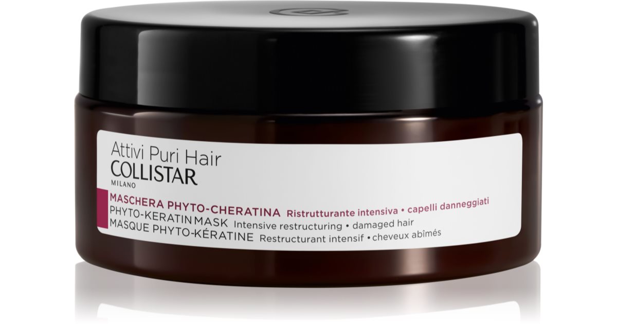 Collistar Hair Phyto-Keratin Mask Intensive Restructuring hair mask ...
