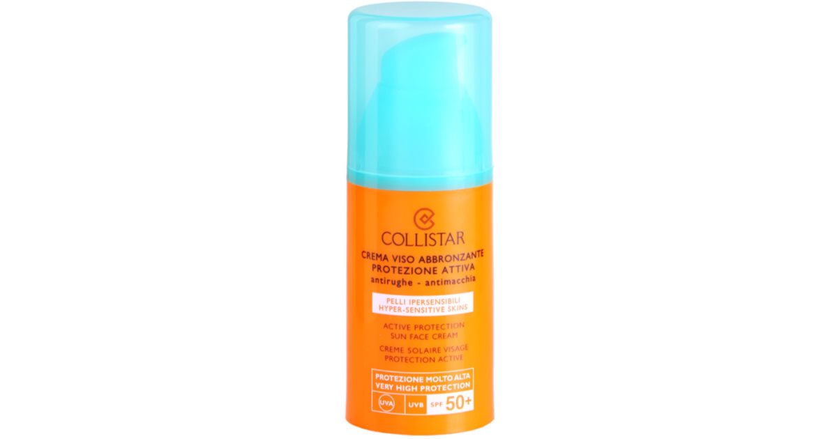 Collistar Sun Protection creme solar facial SPF 50+ | notino.pt