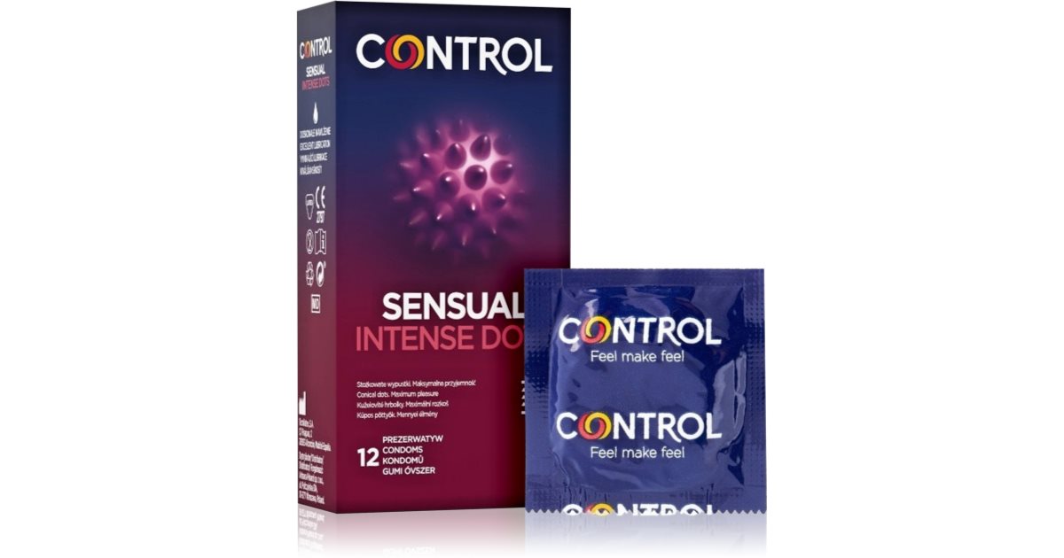 Control Sensual Intense Dots презервативи | notino.bg