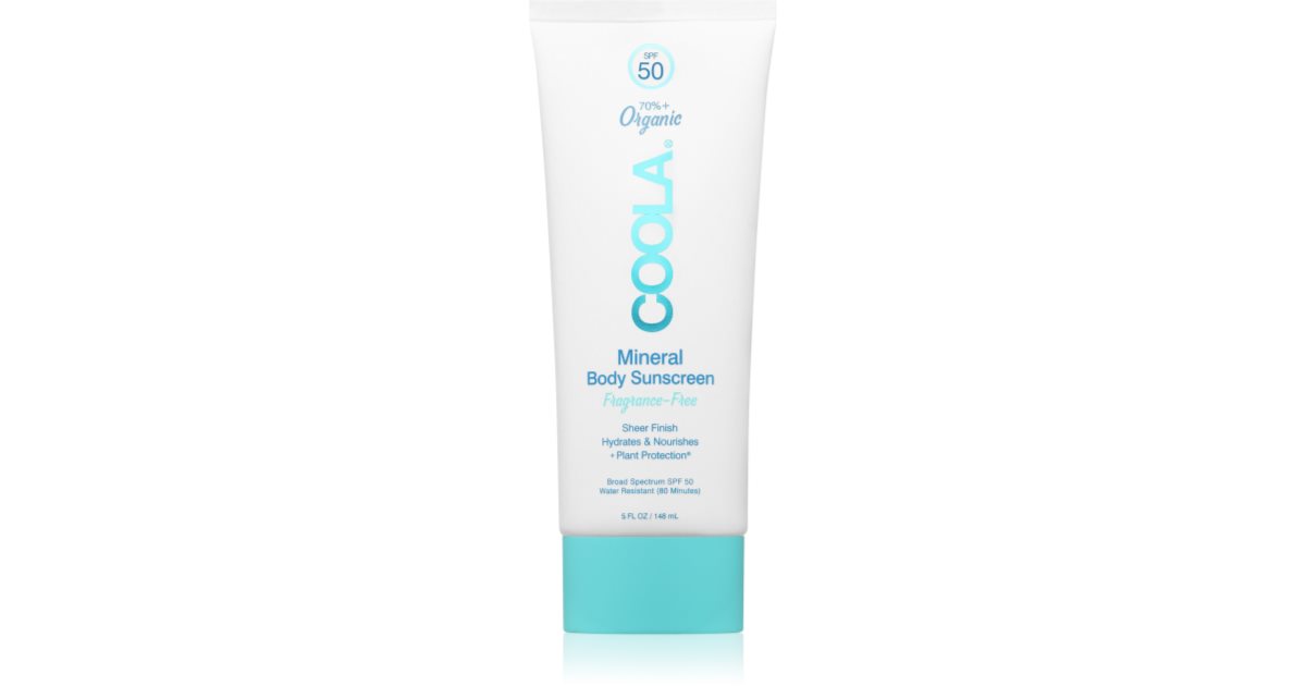 Coola Fragrance Free protetor solar corporal SPF 50 | notino.pt
