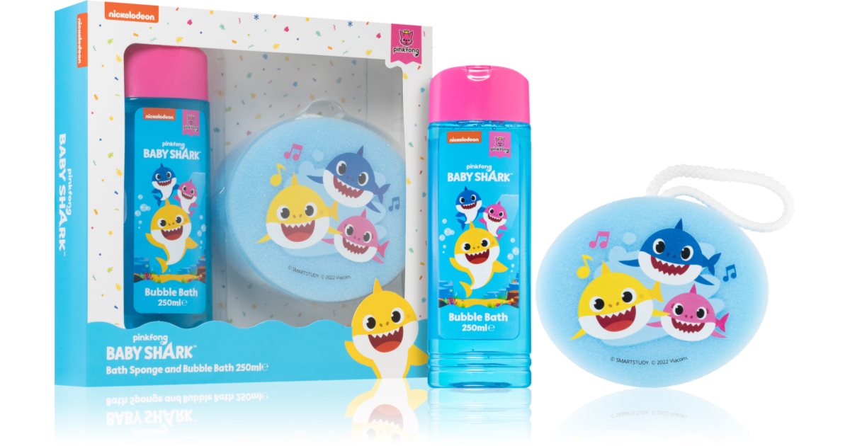 Corsair Baby Shark bath foam + facial sponge for children | notino.co.uk
