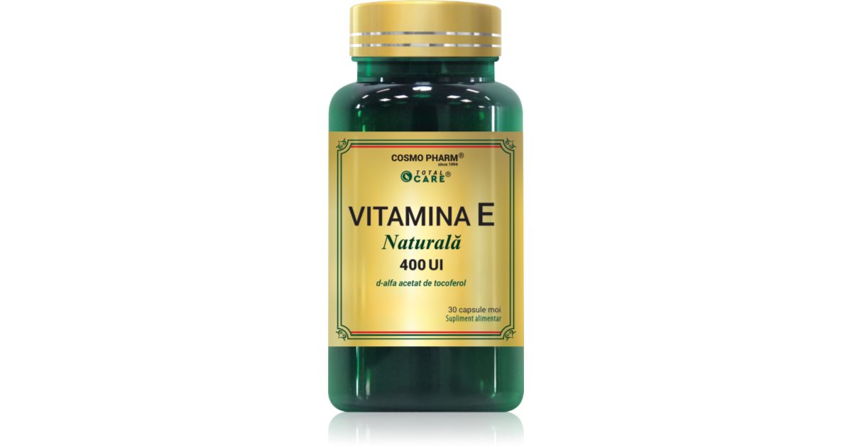 Cosmo Pharm Vitamina E 400 UI capsule pentru sănătatea părului, a ...