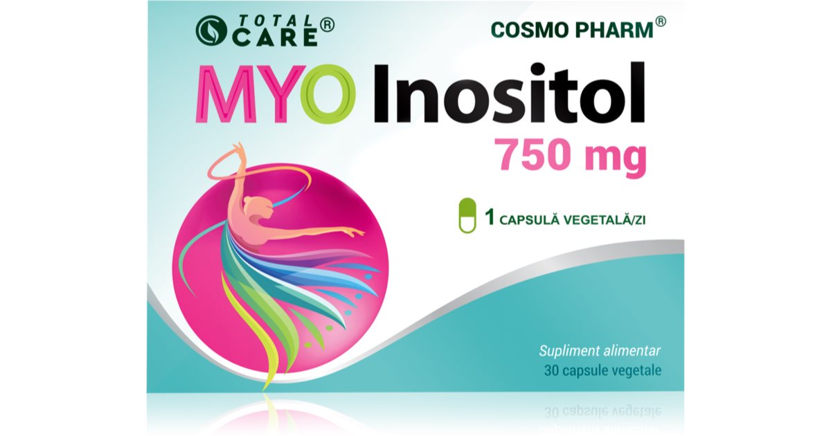Cosmo Pharm Myo Inositol 750 mg capsule ajută la funcționarea unei ...