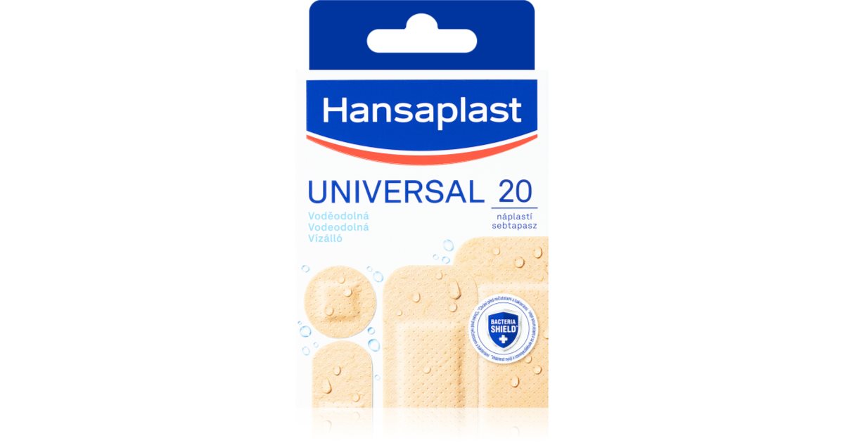 Hansaplast Waterproof patches Universal | notino.pl