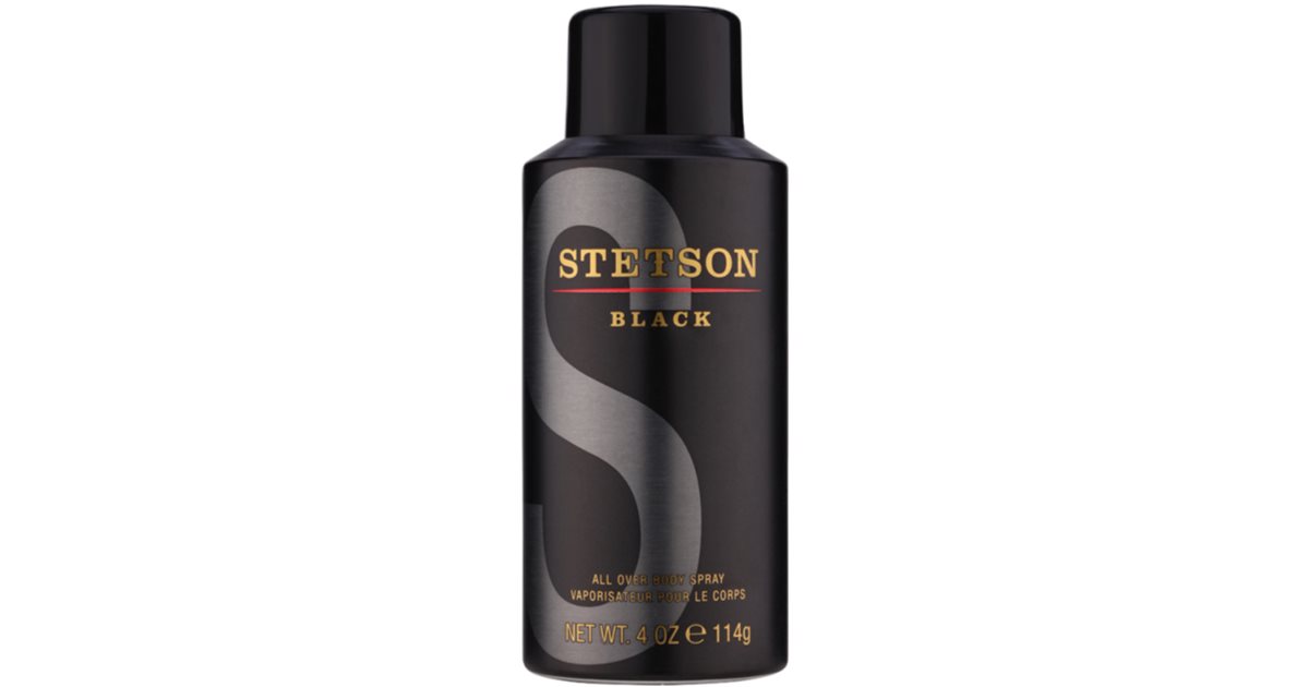 Coty Stetson Black Body Spray for Men 118 ml | notino.co.uk