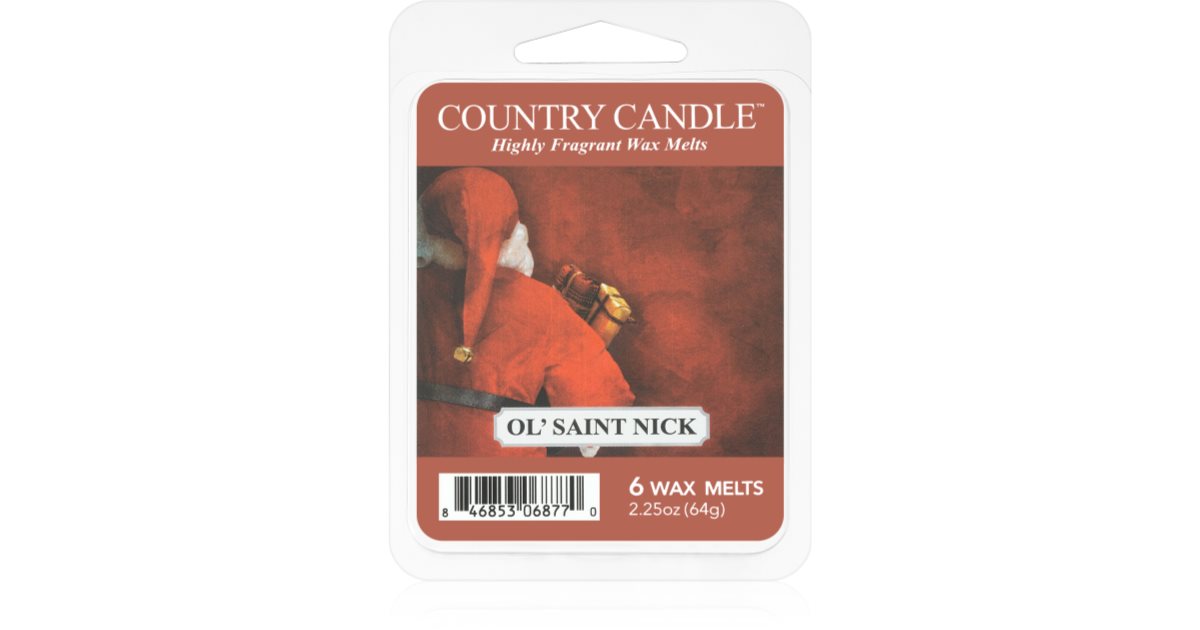 Country Candle Ol'Saint Nick cera per lampada aromatica | notino.it