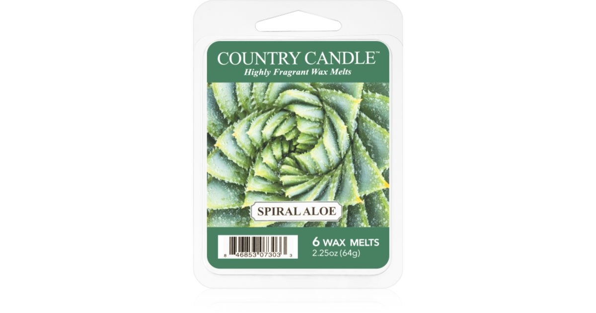 Country Candle Spiral Aloe vosk do aromalampy | notino.cz