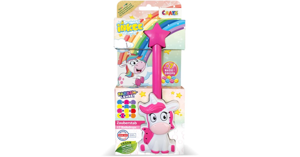 Craze INKEE Wand Unicorn toy for the bath | notino.co.uk