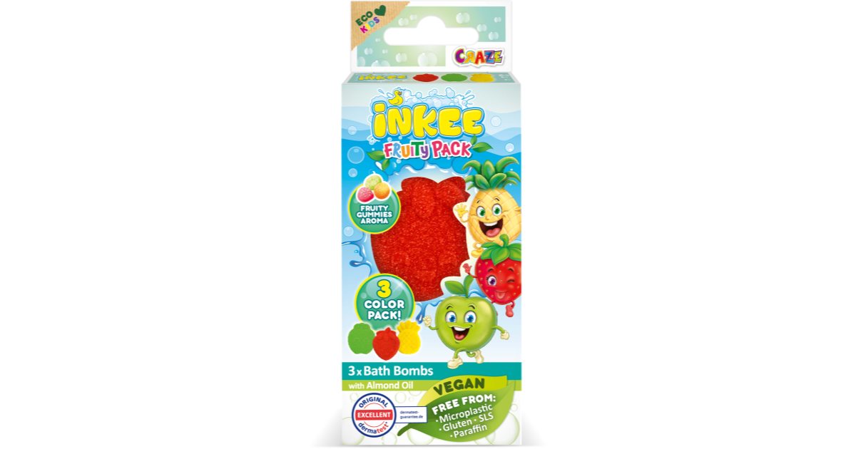 Craze INKEE Fruity Pack koupelová bomba | notino.cz