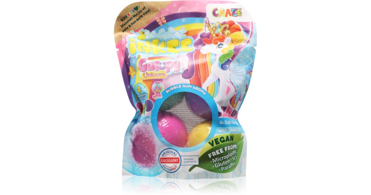 Craze INKEE Unicorn bomba de banho para crianças | notino.pt