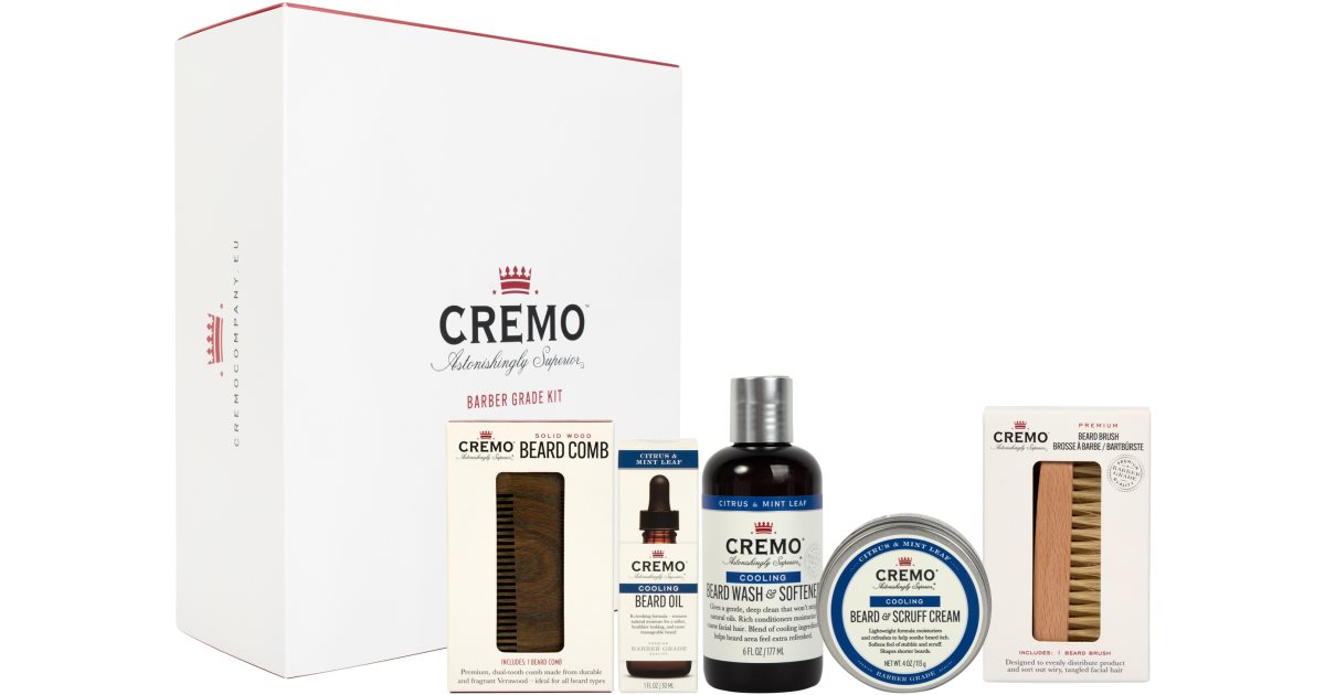 Cremo Barber Grade Kit gift set for beard for men | notino.co.uk