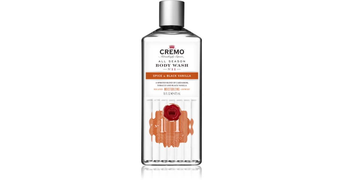 Cremo Spice & Black Vanilla Body Wash Gel douche pour homme | notino.fr