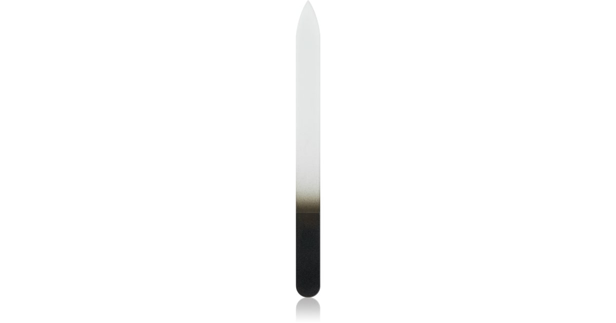 Crystal Bohemia Black Glass Nail File double-ended | notino.ie