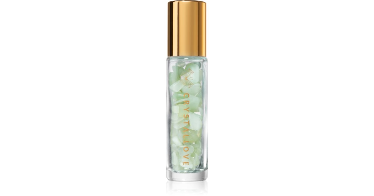 Crystallove Jade Oil Bottle Roll-on mit Kristallen nachfüllbar