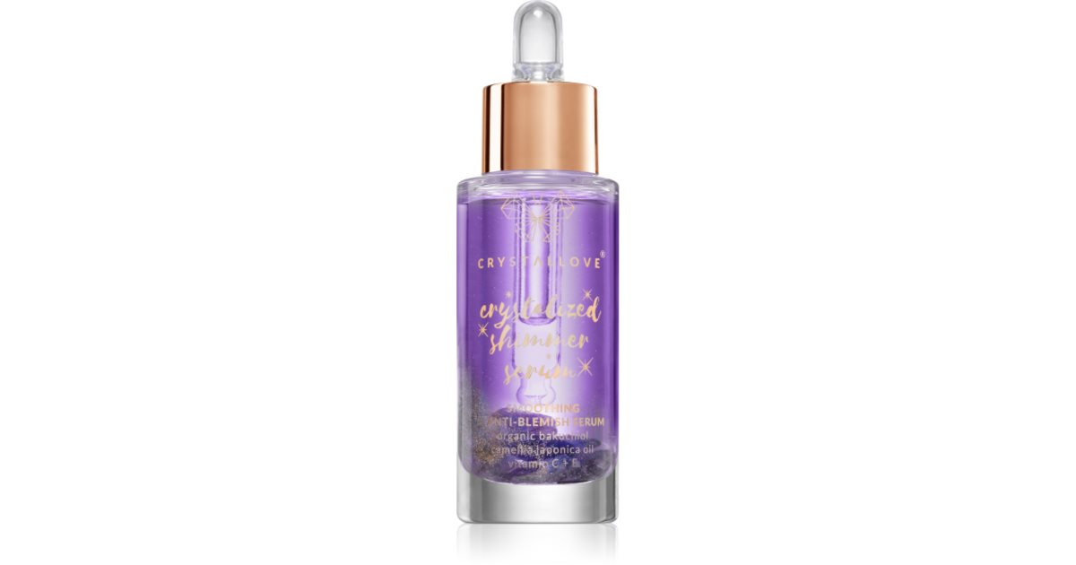Crystallove Crystalized Amethyst Shimmer Serum sérum lissant réduisant ...