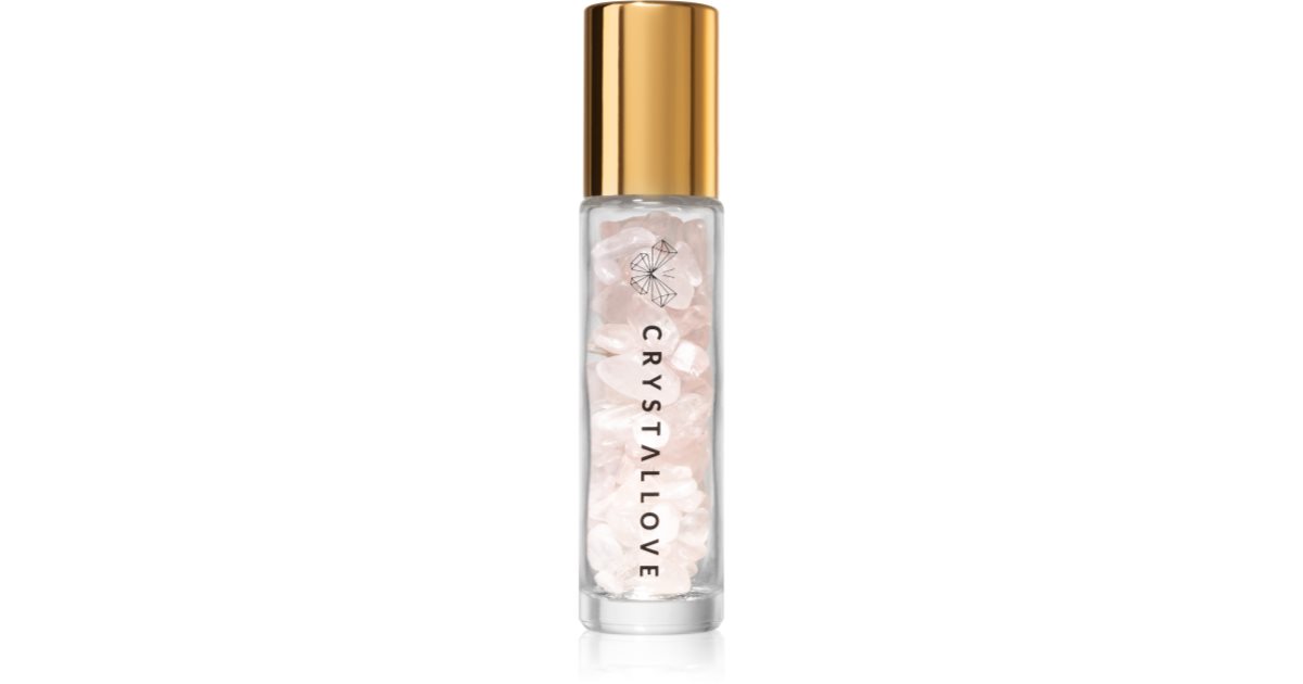 Crystallove Rose Quartz Oil Bottle Roll-on con cristalli | notino.it