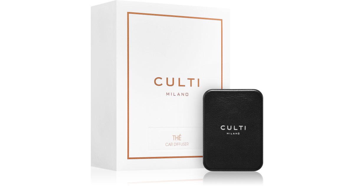 Culti Milano Car Diffuser Black Thé car air freshener + one refill ...
