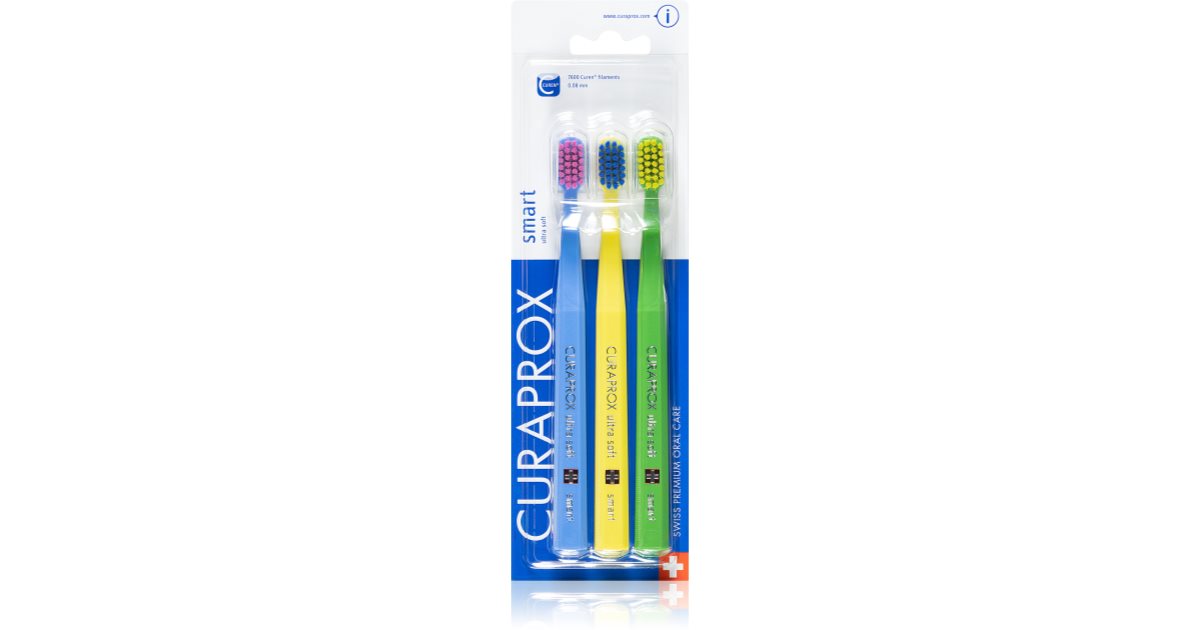 Curaprox 7600 Smart Ultra Soft toothbrush with a short head | notino.co.uk