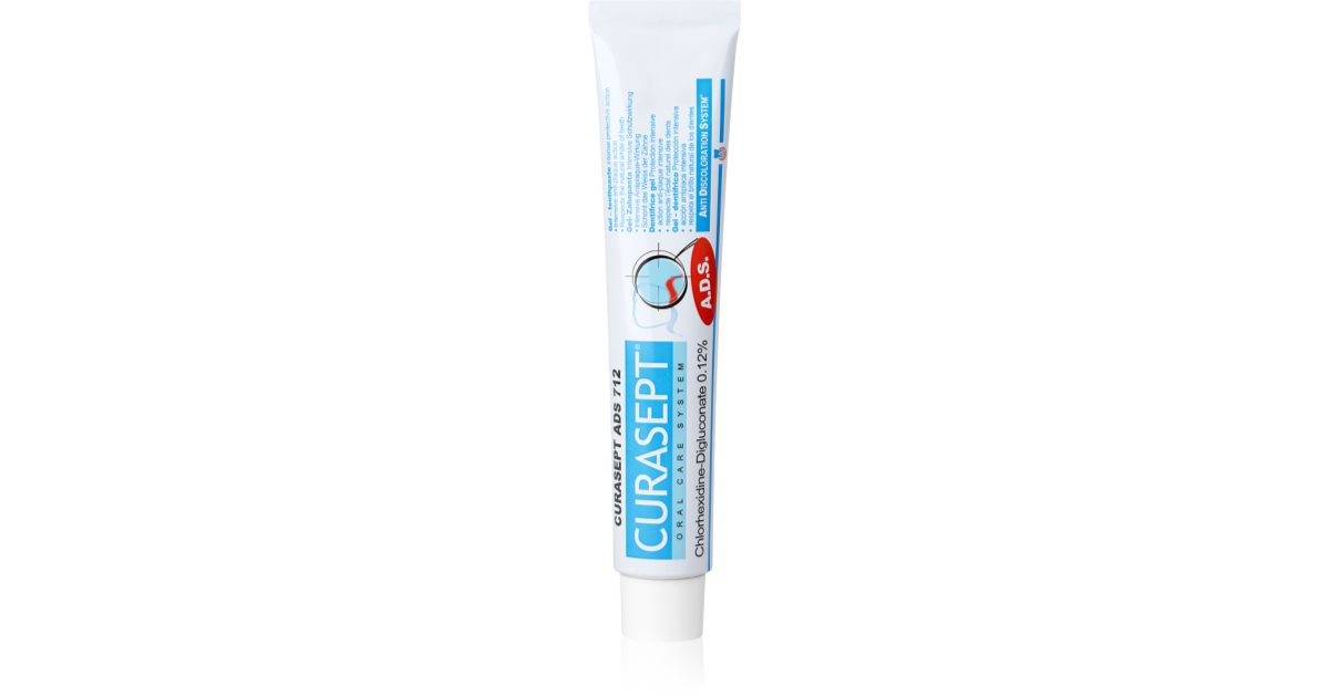 Curaprox Curasept ADS 712 Gel Toothpaste For Protection Of Teeth And ...