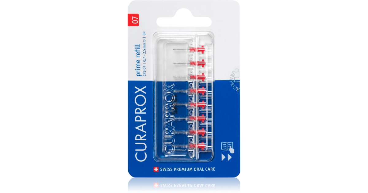 Curaprox Prime Refill spare interdental brushes in blister pack ...