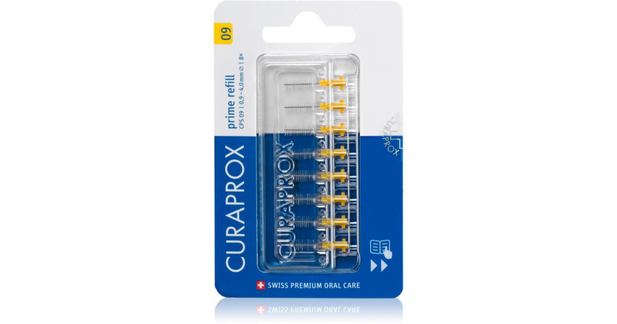 Curaprox Prime Refill spare interdental brushes in blister pack ...