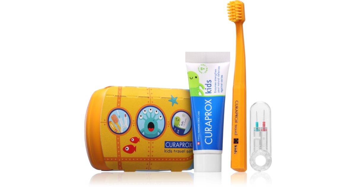 Curaprox Kids Travel Set travel set for teeth, tongue and gums | notino ...