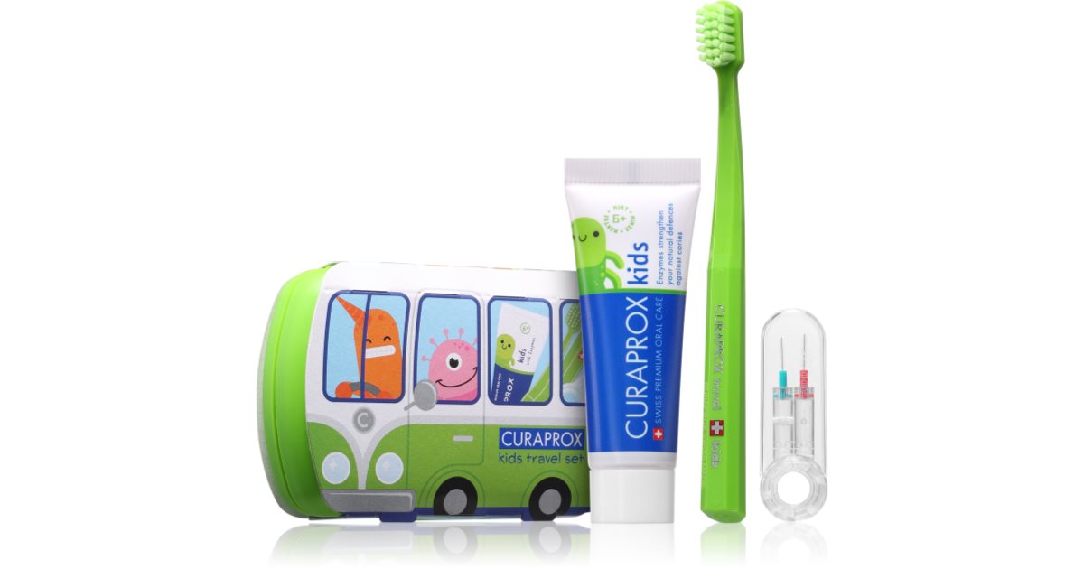 Curaprox Kids Travel Set Travel Kit for teeth, tongue and gums | notino.ie