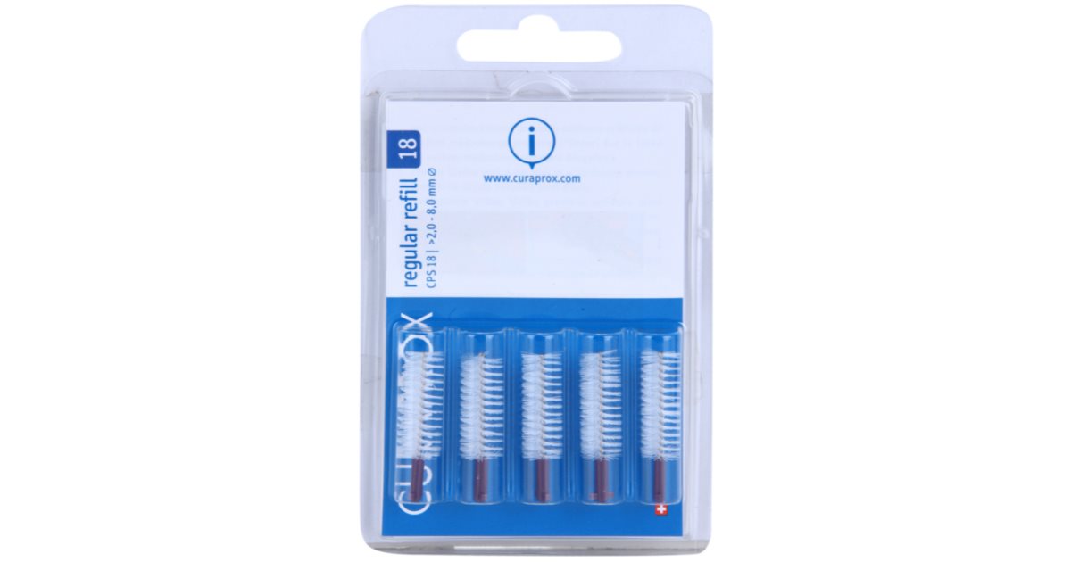 Curaprox Regular Refill CPS Pakaitiniai tarpdančių šepetėliai lizdinėje ...