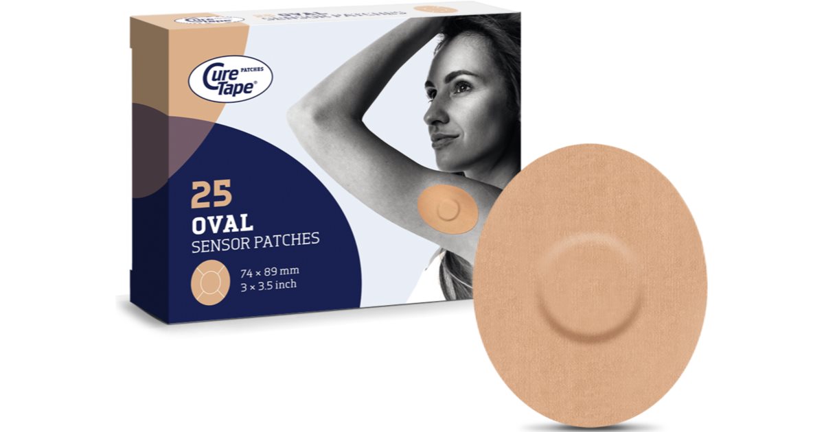 CureTape® Sensor Patches Classic stretchy medical cover plaster ...