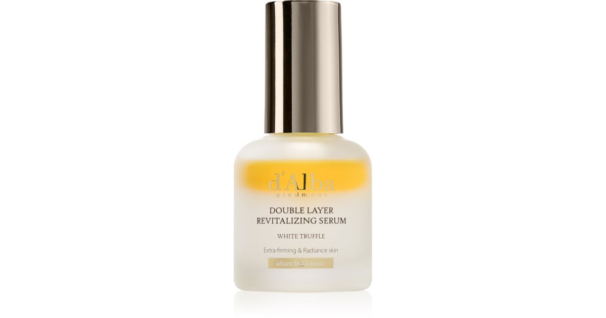 d'Alba White Truffle Double Layer Revitalizing Serum serum facial ...