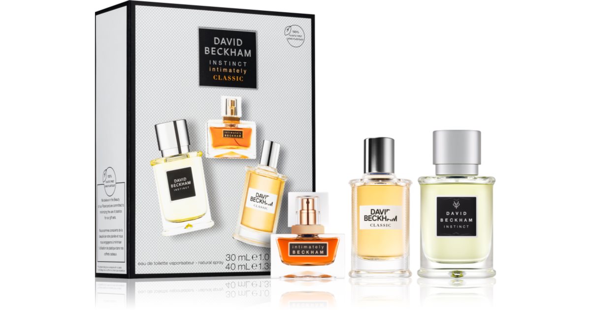 David Beckham Multiline Classic + Instinct + Intimately gift set for ...