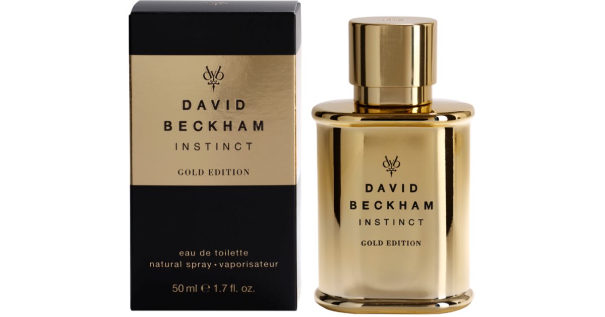 David Beckham Instinct Gold Edition eau de toilette pour homme 50 ml ...