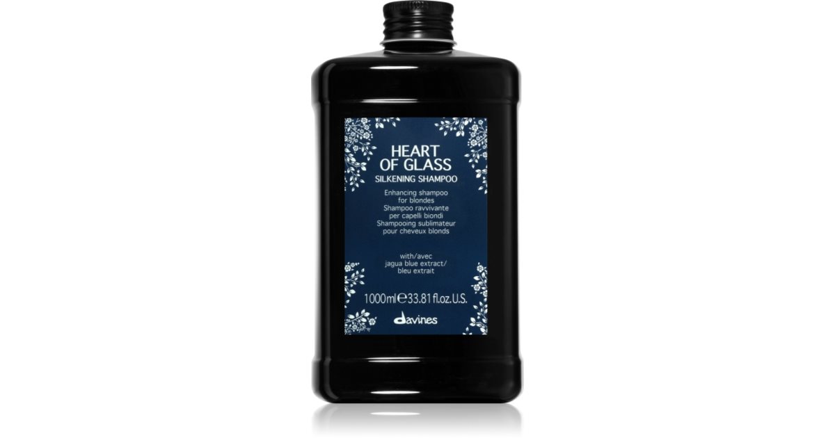 Davines Heart of Glass Silkening Shampoo Gentle Cleansing Shampoo for ...