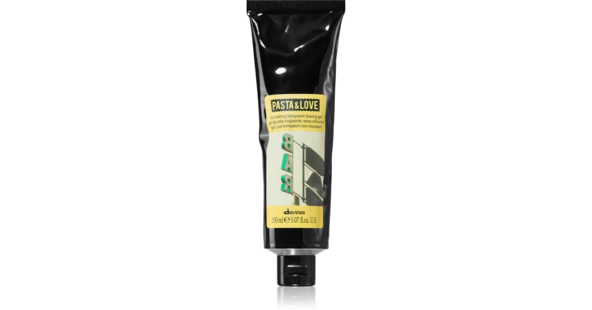 Davines Pasta & Love Non-Foaming Ttransparent Shaving Gel Shaving Gel ...