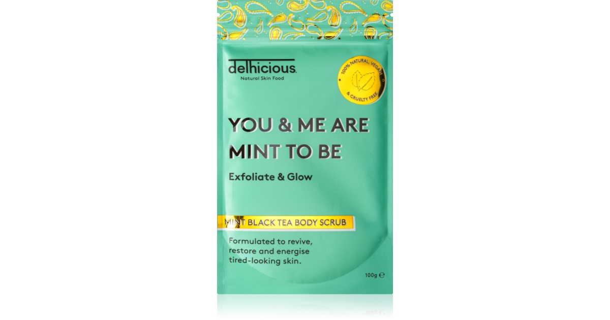 delhicious YOU & ME ARE MINT TO BE MINT BLACK TEA osvěžující tělový ...