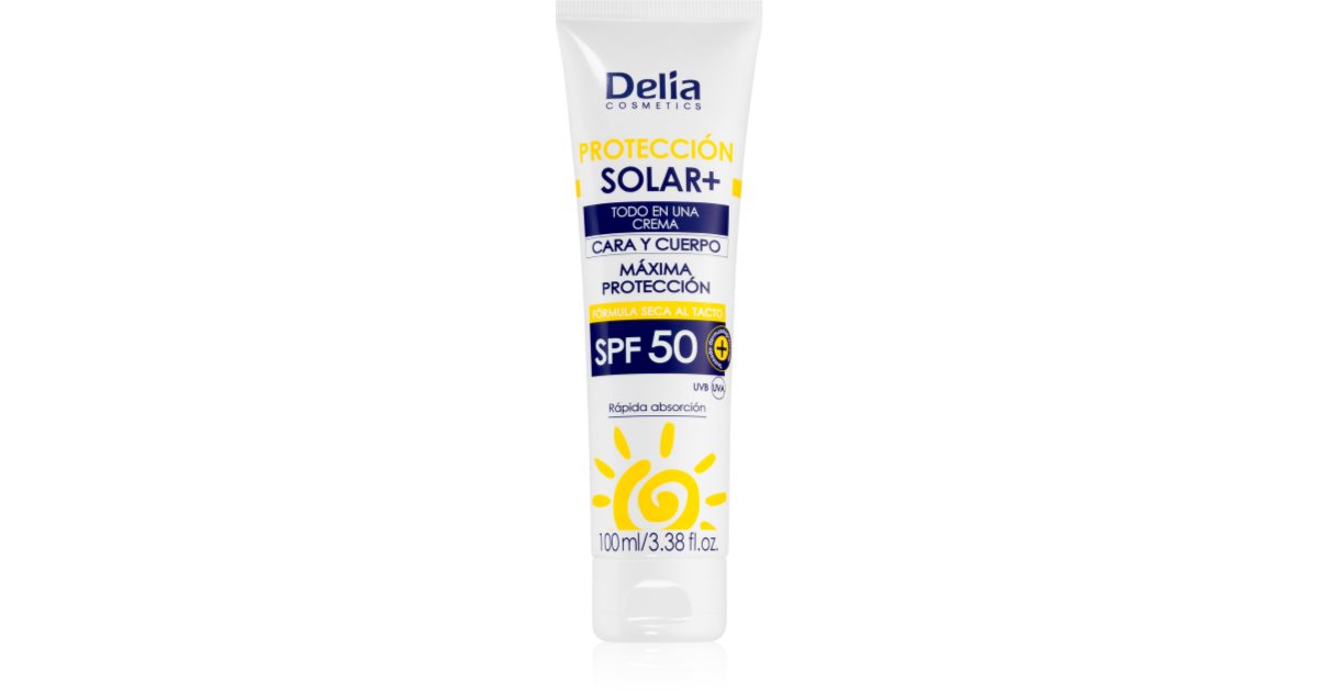 Delia Cosmetics Sun Protect crema facial protectora SPF 50 | notino.es