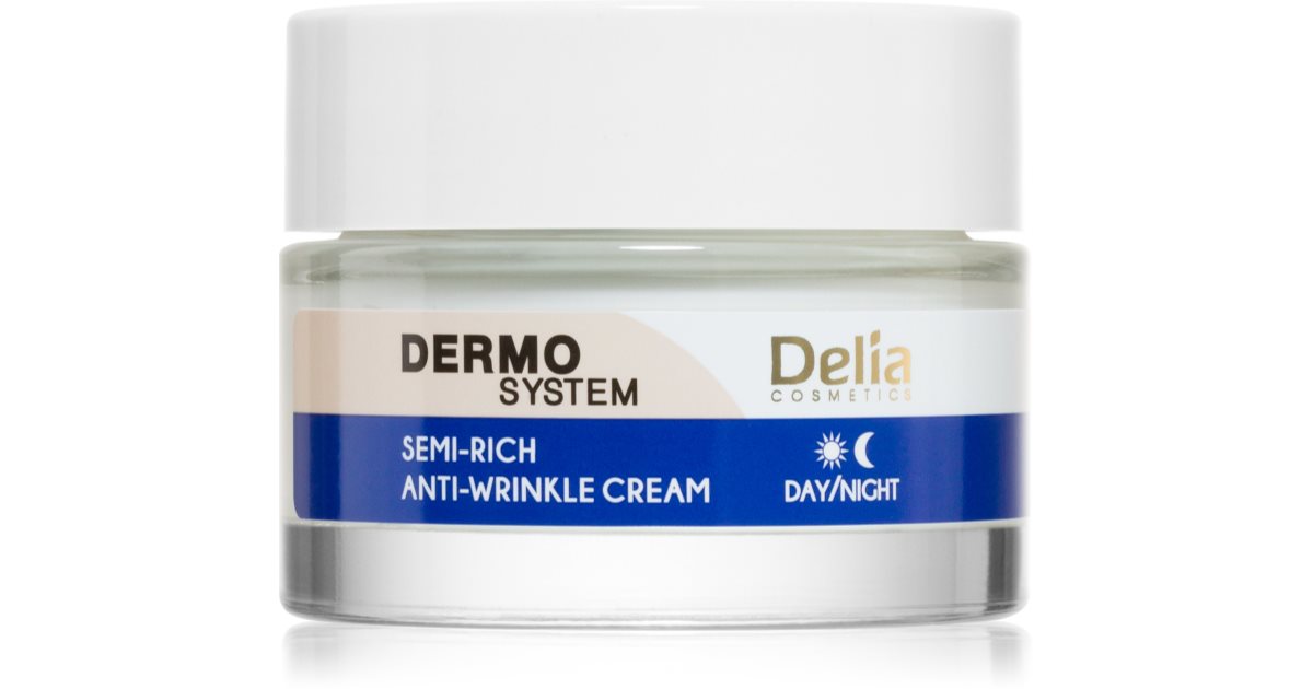 Delia Cosmetics Dermo System day and night cream with anti-wrinkle ...