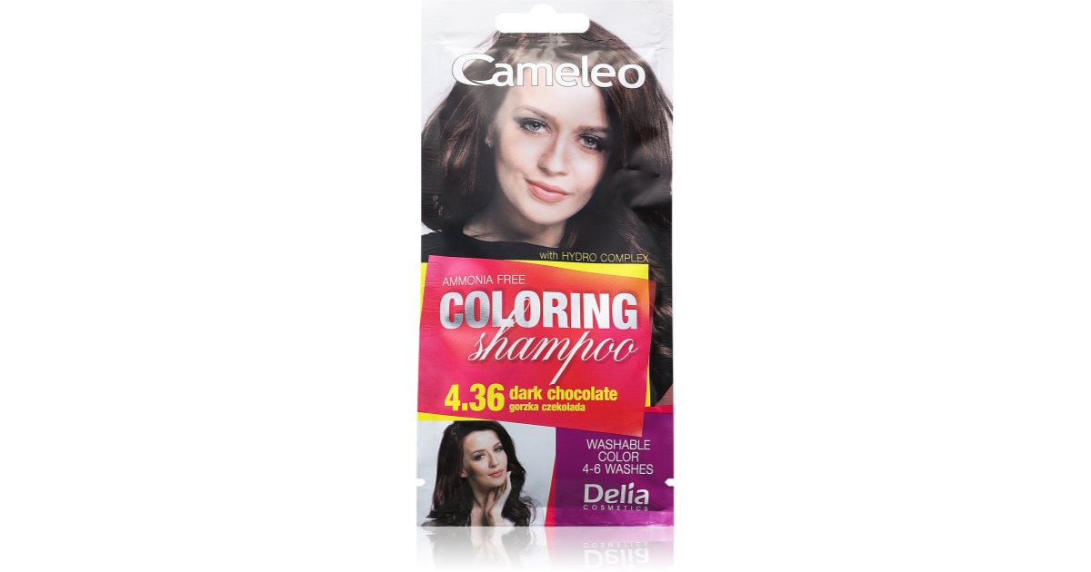 Delia Cosmetics Cameleo Coloring Shampoo tónovací šampón na vlasy ...