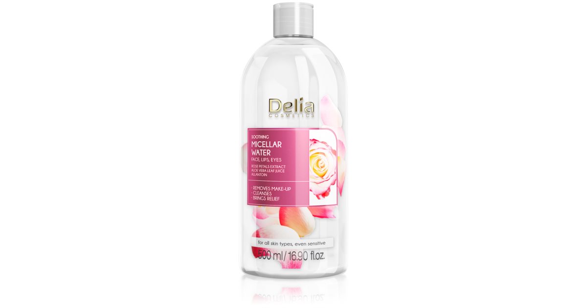 Delia Cosmetics Micellar Water Rose Petals Extract beruhigendes ...