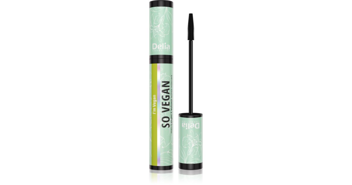 Delia Cosmetics So Vegan mascara volumateur et allongeant | notino.fr