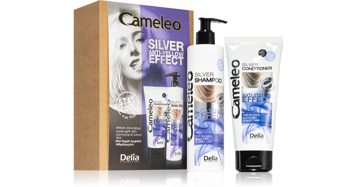 Delia Cosmetics Cameleo Anti-Yellow Effect Gift Set (for blonde and ...