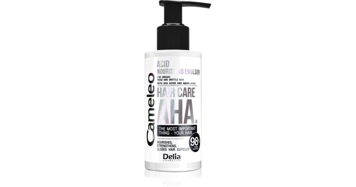 Delia Cosmetics Cameleo AHA emulsão nutritiva para cabelo fraco | notino.pt