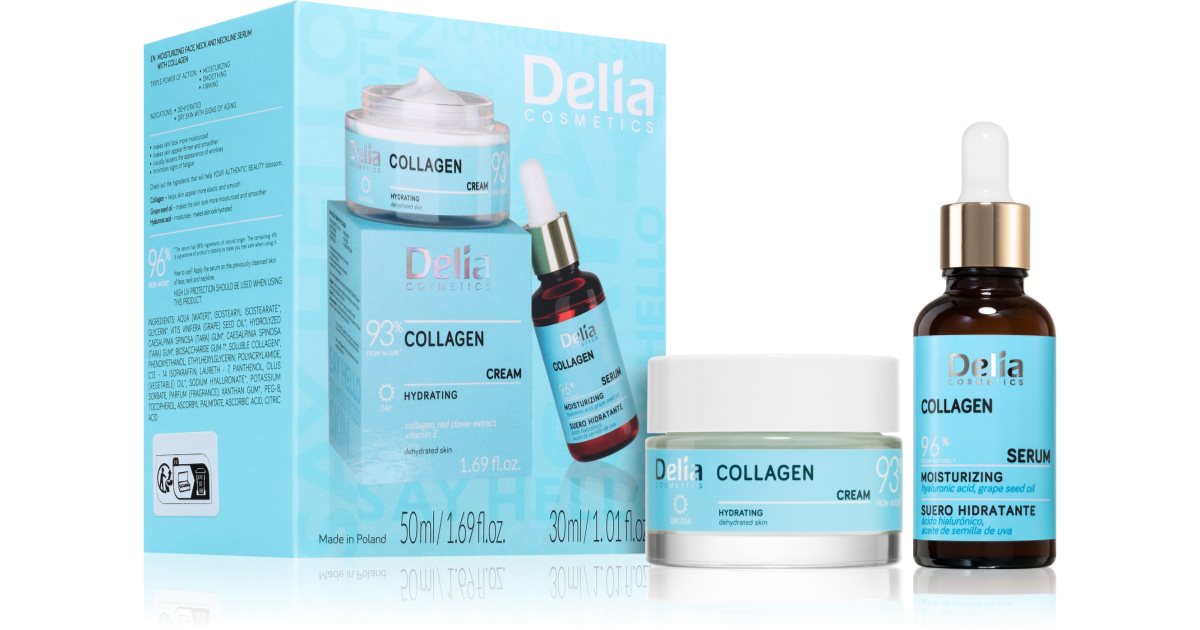 Delia Cosmetics Collagen Set gift set for face, neck and chest | notino ...