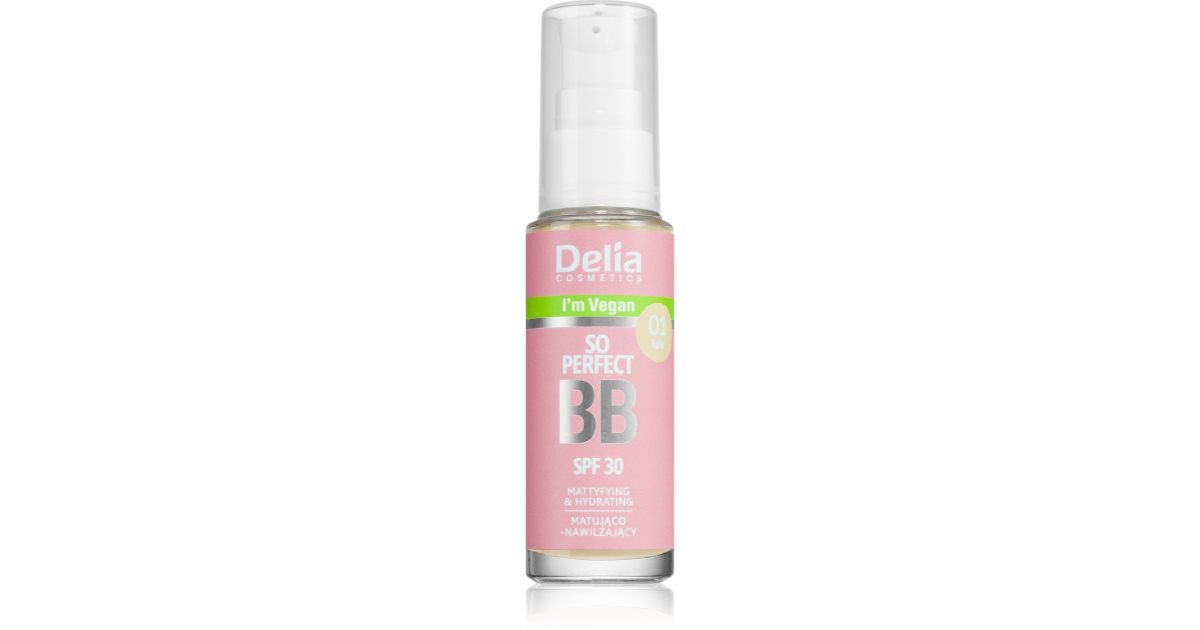 Delia Cosmetics BB So Perfect mattifying BB cream with moisturising ...