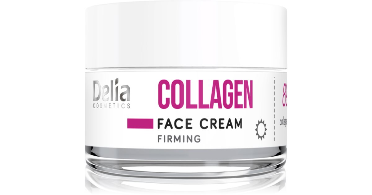 Delia Cosmetics Authentic Beauty Collagen crema de día reafirmante con ...