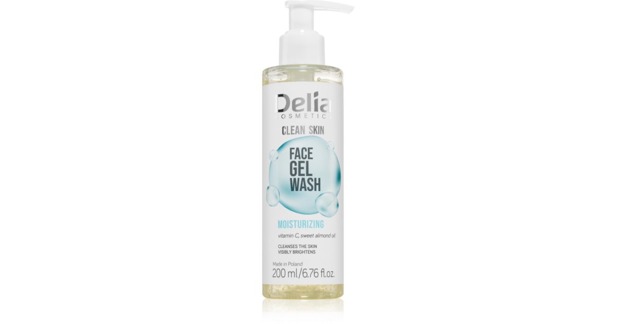 Delia Cosmetics Clean Skin Moisturizing Cleansing Gel for the face ...